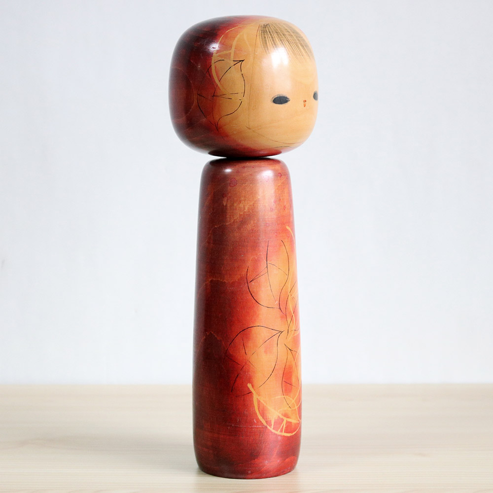 Yamanaka Sanpei Vintage Kokeshi Doll 13.5cm - Kokeshi Japan