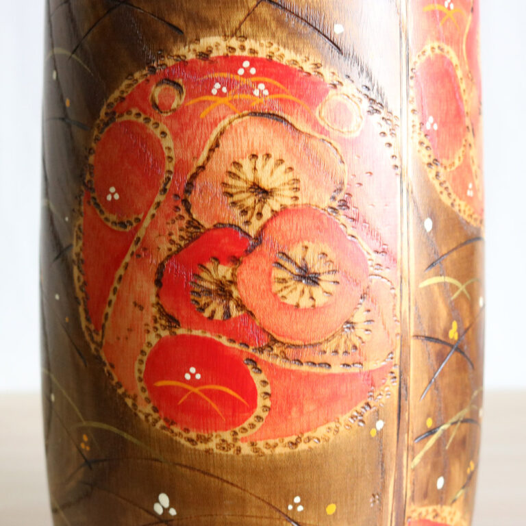 Tall Vintage Kokeshi Doll by Sekiguchi Toa - Kokeshi Japan