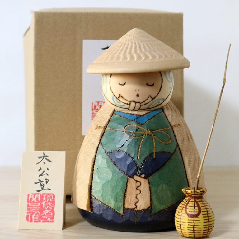 Sekiguchi Sansaku Kokeshi Doll - Fisherman - Kokeshi Japan
