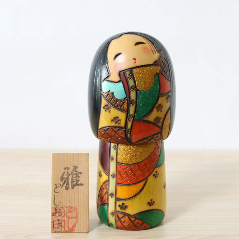 Kokeshi Doll By Sekiguchi Toshio - Miyabi - Kokeshi Japan