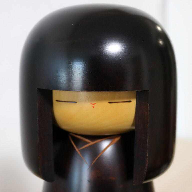 Vintage Kokeshi Doll by Usaburo - Rice Plant - Kokeshi Japan