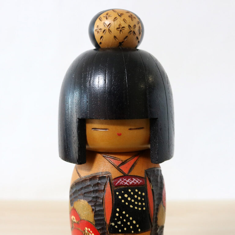 Vintage Kokeshi Doll By Kazuo Takamizawa - Kokeshi Japan