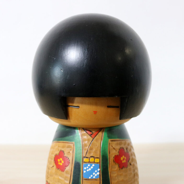 Vintage Kokeshi Doll By Aramaki Kyoho - Kokeshi Japan