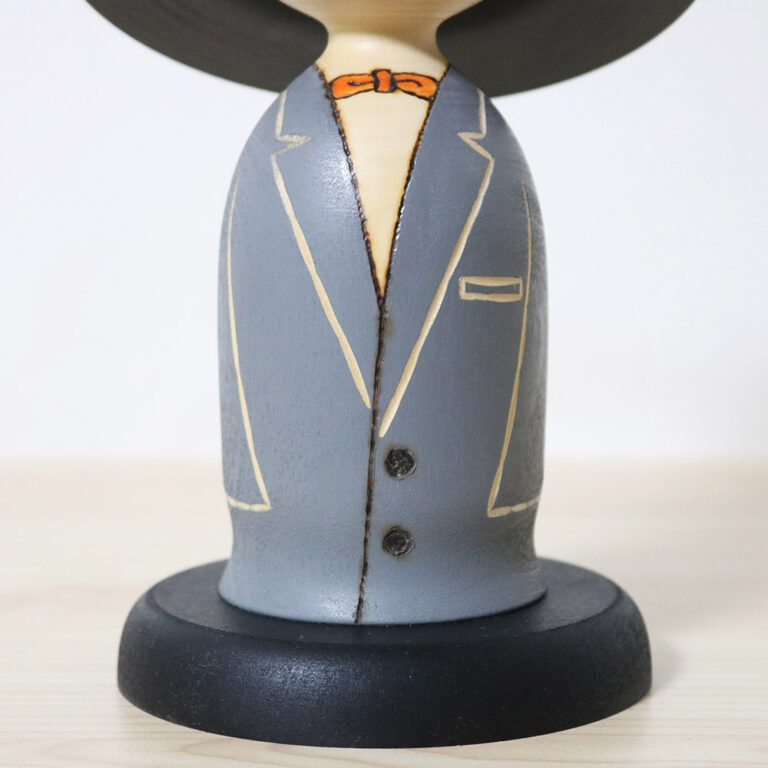 Sekiguchi Sansaku Kokeshi Doll - Papa no Boshi - Kokeshi Japan