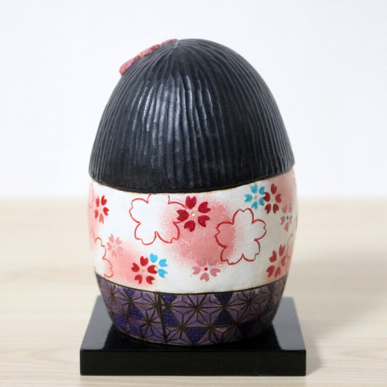 Tokumaru Etsuko Kokeshi Doll - Sakura Sakura - Kokeshi Japan