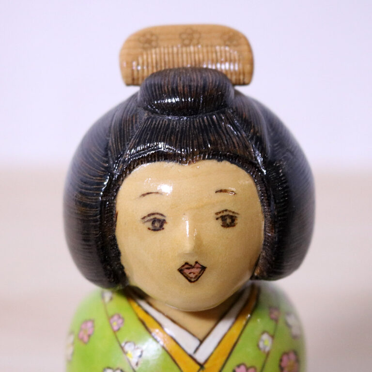 Yoshihara Kazuyuki Kokeshi Doll - Amachan - Kokeshi Japan