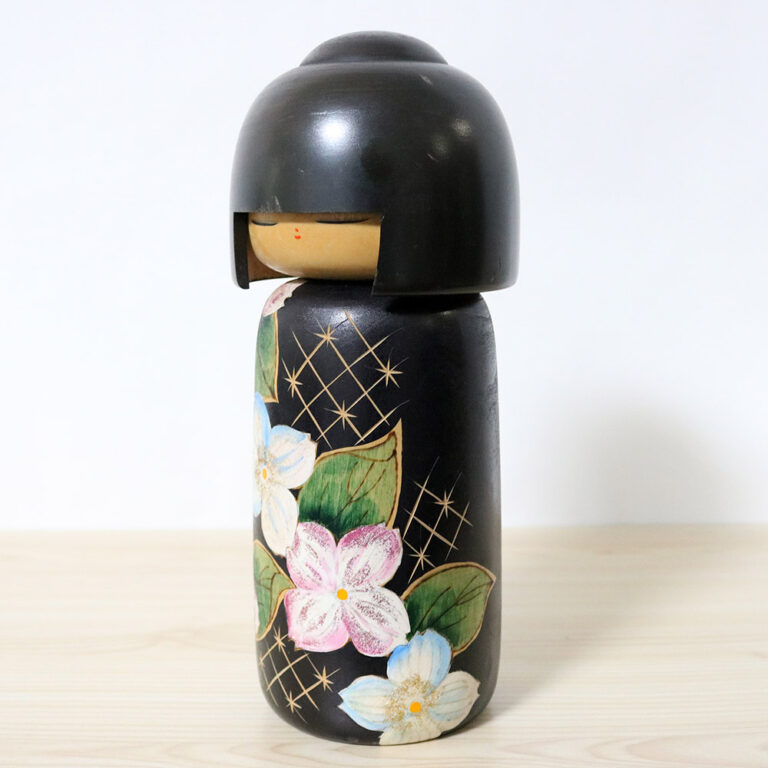 Yushi Kawase Vintage Japanese Kokeshi Doll - Kokeshi Japan