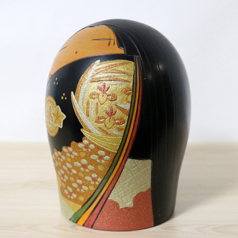 Sekiguchi Toa Vintage Bulky Kokeshi Doll - Kokeshi Japan